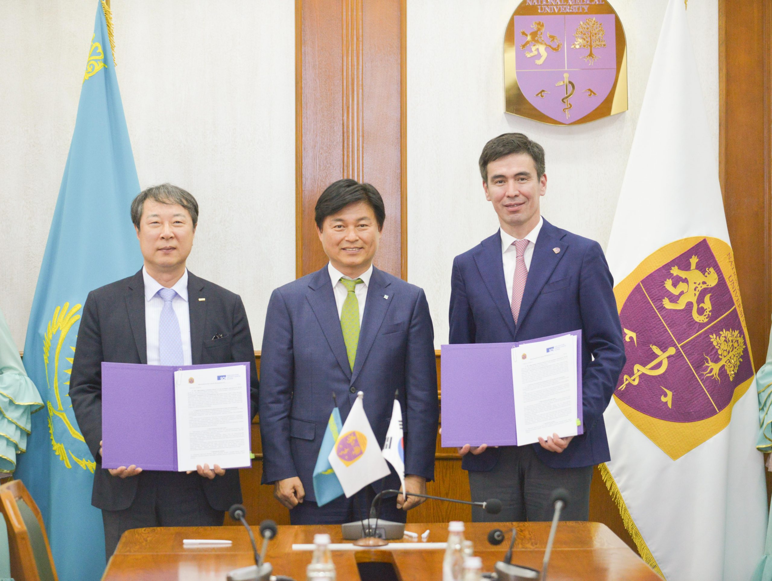 KazNMU has signed a memorandum of cooperation with the Sun Chong Hyang ...